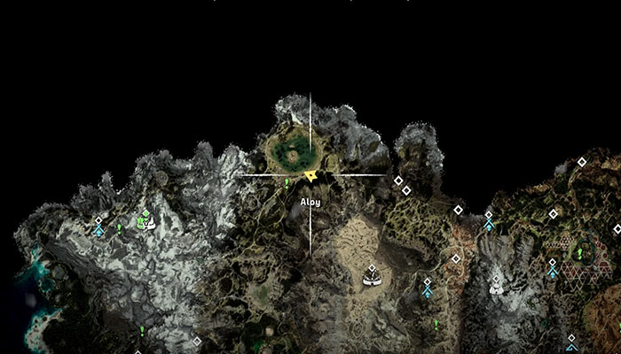 Horizon 2 Forbidden West Snapmaw Location with Map – QM Games