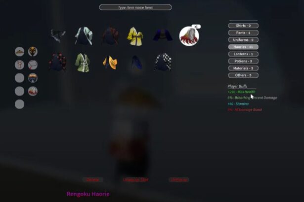 How to Find Rengoku Haorie in Roblox Project Slayers – QM Games