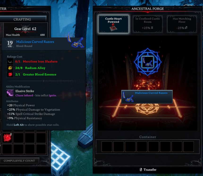 How to Unlock and Craft Ancestral Forge in V Rising – QM Games
