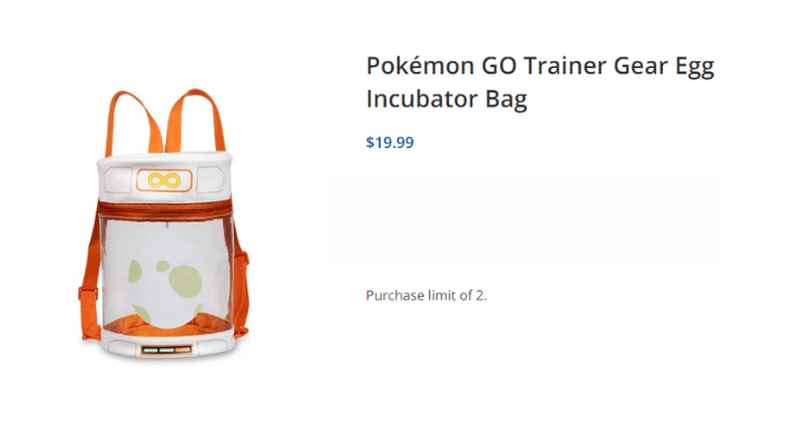 How to Get the Official Pokémon GO Egg Incubator Bag – QM Games