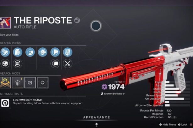 How to Get The Riposte in Destiny 2 and God Roll – QM Games