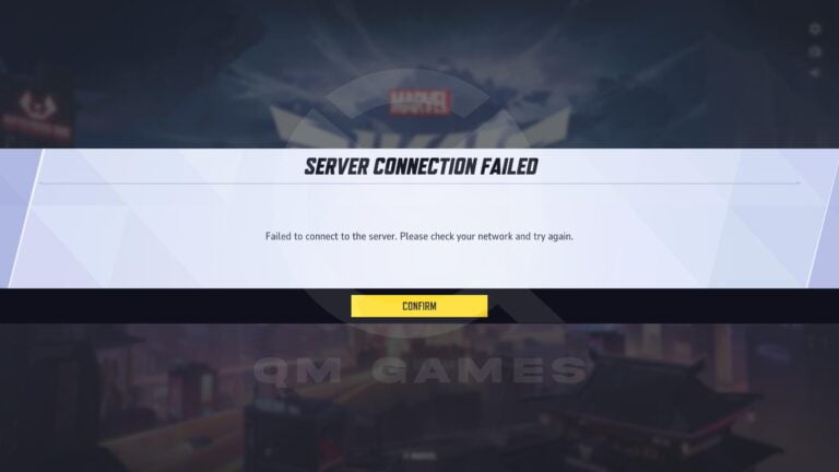 Fix Marvel Rivals Server Connection Failed Error – QM Games