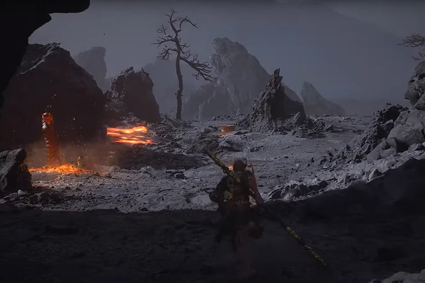 Black Myth Wukong Mother of Flamlings Boss Location with Samadhi Fire ...