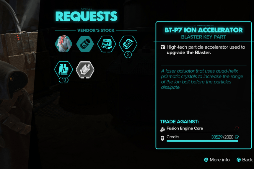 Star Wars Outlaws – How to Get Fusion Engine Core Key Part – QM Games